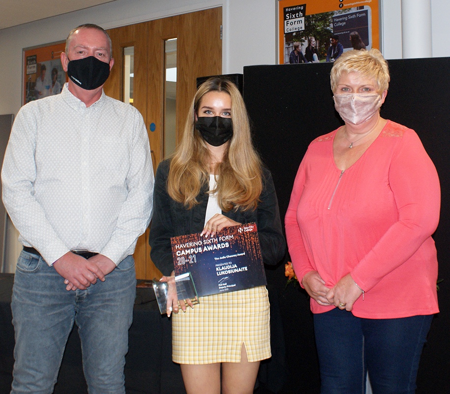 havering-sixth-form-jodie-chesney-award-winner-klaudija-lukosiunaite ...
