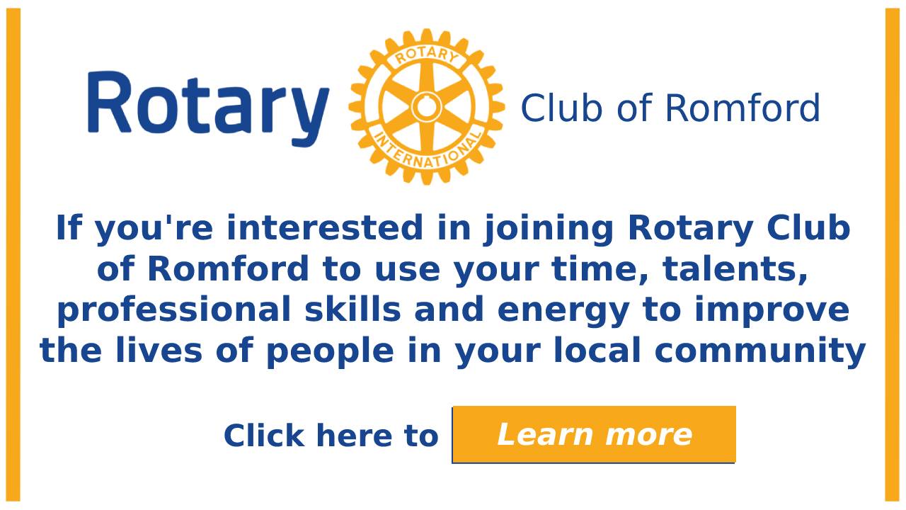 Romford Rotary Advert – The Havering Daily