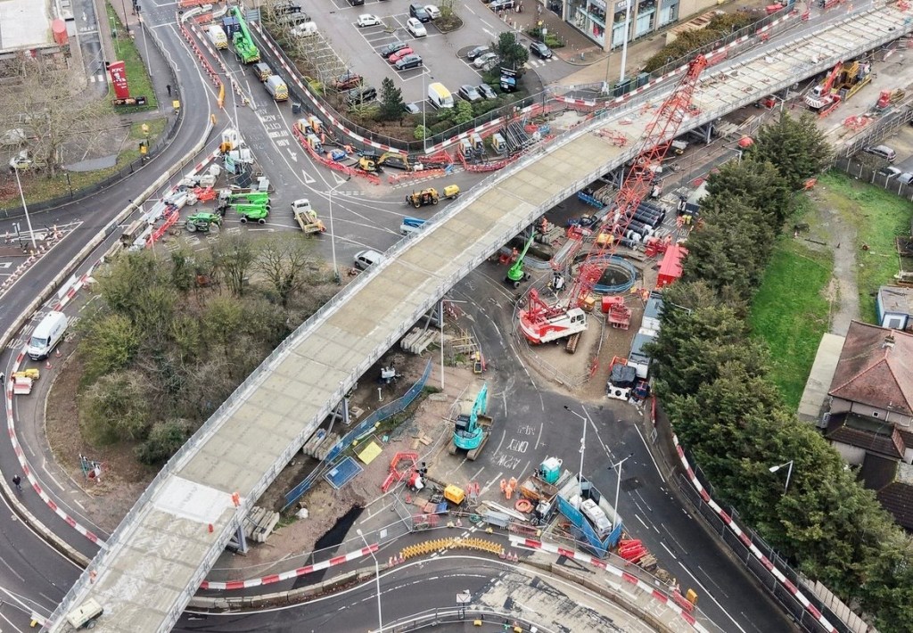 Latest Photos of the Works at Gallows Corner. – The Havering Daily
