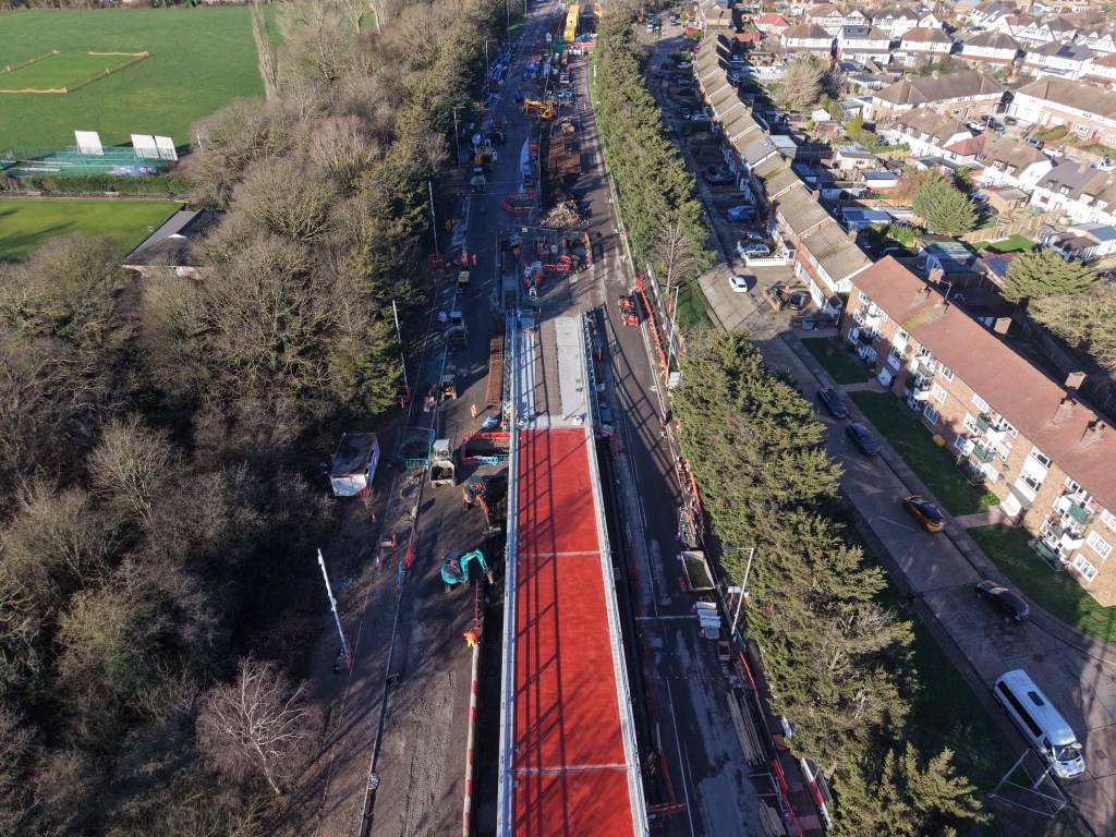 Latest Gallows Corner Photos Show Works Progressing. – The Havering Daily