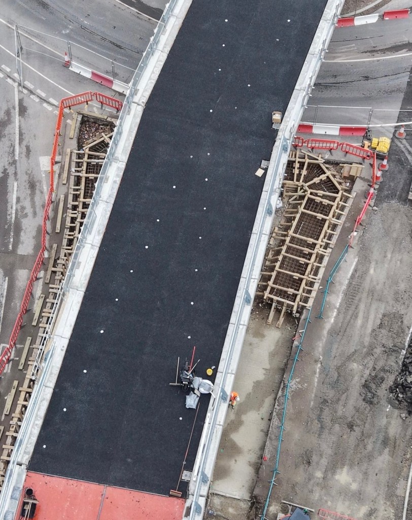 Progress at Gallows Corner Flyover As Tarmac Begins To Be Laid. – The ...