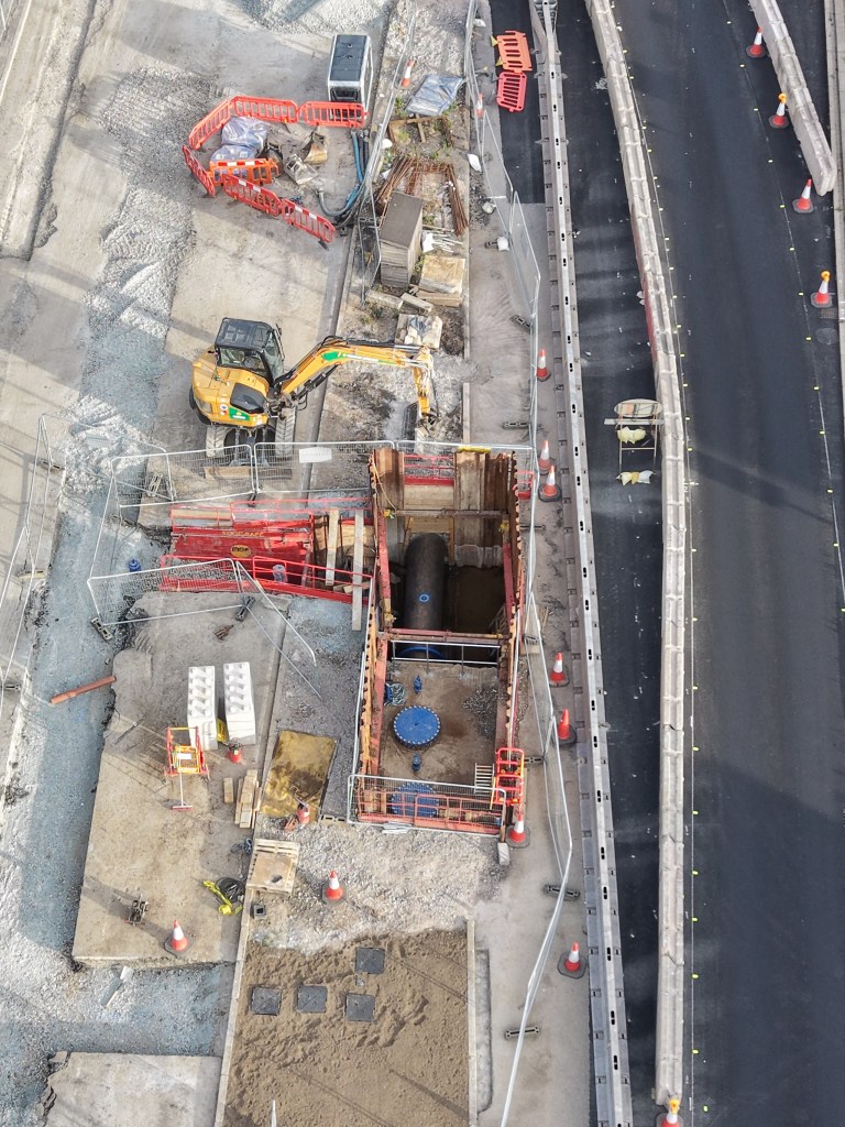 Latest Photos Of The Ongoing Works At Gallows Corner. – The Havering Daily